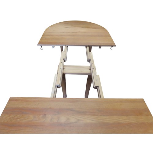 A 'Neptune Sheldrake' contemporary light oak D end pull out extending ...