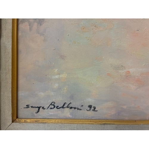 Serge Belloni (1925-2005) - Pont Neuf, Paris (1997), oil on canvas ...