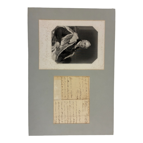 Manuscript Letter from Nicholas Vansittart, 1st Baron Bexley (1766-1851 ...