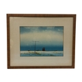 Robert Newton Hurley (1894-1980) - Expansive Canadian winter landscape ...