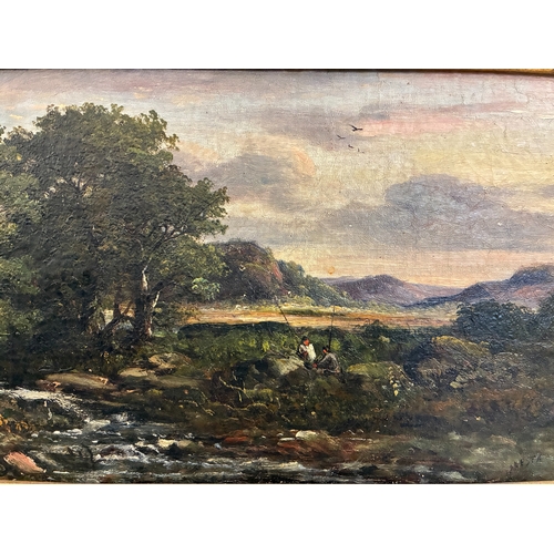 William Westall (1781-1850) - 'View near Nottingham', oil on canvas ...