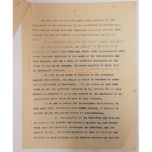 Letter to Colonel O'Callaghan Westropp from the Earl of Middleton ...