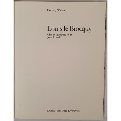 Dorothy Walker; Louis Le Brocquy, first edition, first print HB, Ward ...