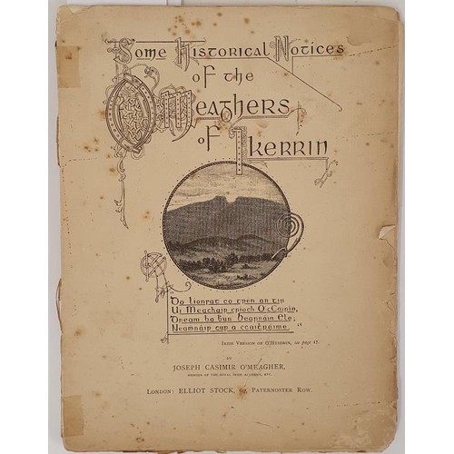 Joseph C. O'Meagher. Some Historical Notices of the Meaghers of Ikerrin ...