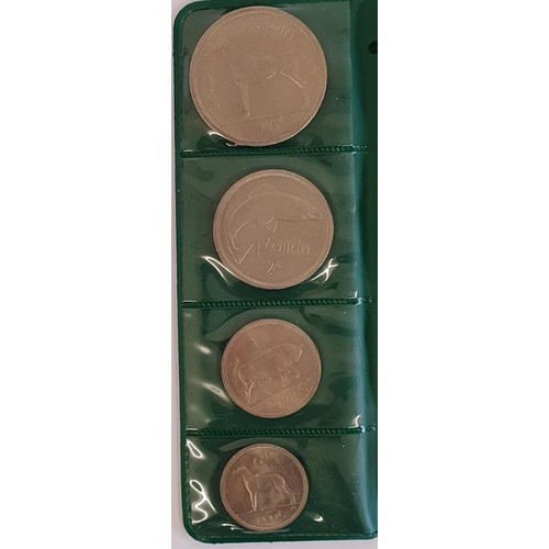 Ireland - 1966 uncirculated Irish Coin Set, in original Central Bank Pouch.
