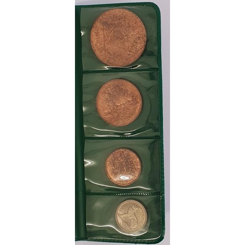 Ireland - 1966 uncirculated Irish Coin Set, in original Central Bank Pouch.