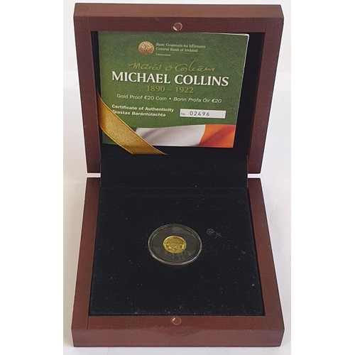 Michael Collins Gold Commerative Coin with Certificate of authenticity ...