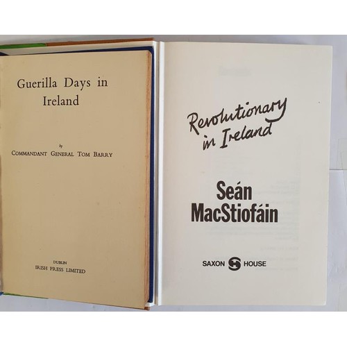 Guerilla days in Ireland by Commandant General Tom Barry. Dublin, Irish ...