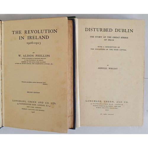 The Revolution in Ireland 1906-1923 by W. Alison Phillips. Longmans ...