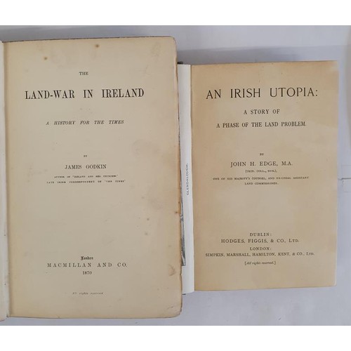 An Irish Utopia – A Story of a Phase of the Land Problem John H. Edge ...