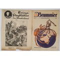 Two WW1 German Satirical Newspapers: German Imperial WW1.Two German ...