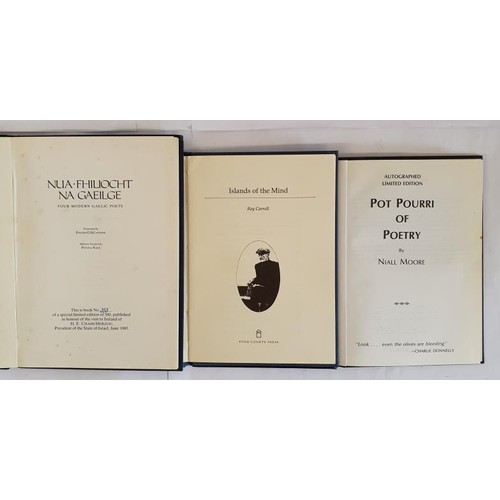 Poetry: Pot Pourri of Poetry by Niall Moore SIGNED 123/500; Islands of ...