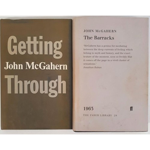 John McGahern: GETTING THROUGH Published by Faber & Faber, 1978, 1st Ed ...