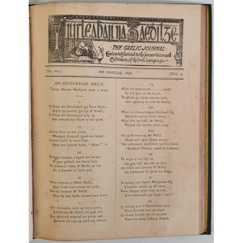 Irisleabhar na Gaedhilge. The Gaelic Journal. Exclusively devoted to ...