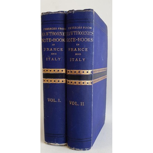 Passages from the French and Italian Note-Books of Nathaniel Hawthorne ...