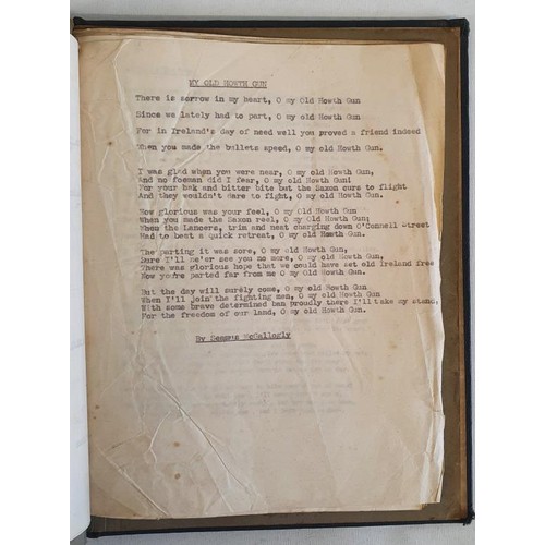 Folder divided into 2 parts the first being “Script of radio feature by ...