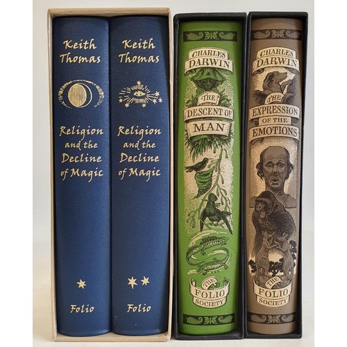 Religion And The Decline Of Magic by Keith Thomas. Folio Society, 2 vol ...