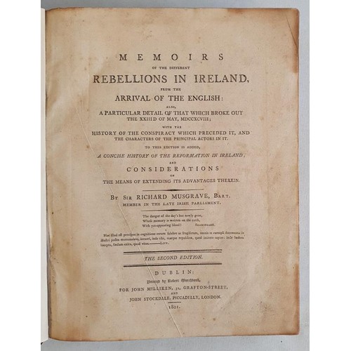 Memoirs of the Different Rebellions in Ireland, From the Arrival of the ...