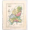 Fine Hand Coloured Eighteenth Century Irish Maps An Hibernian Atlas; or ...