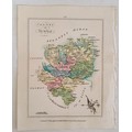 Fine Hand Coloured Eighteenth Century Irish Maps An Hibernian Atlas; or ...