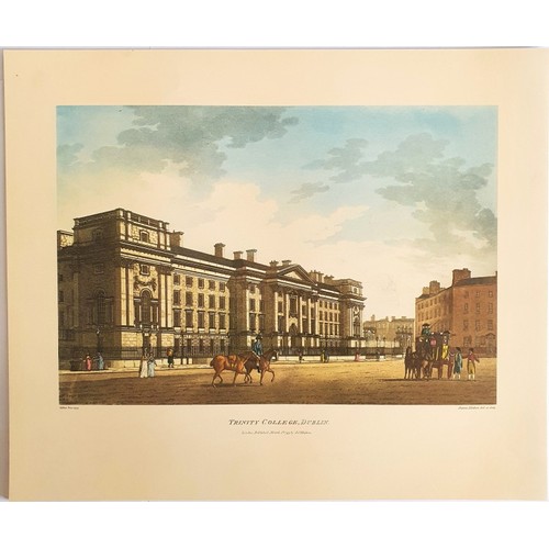 James malton: Eighteenth Century Dublin. 14 coloured prints, 18" X 15"