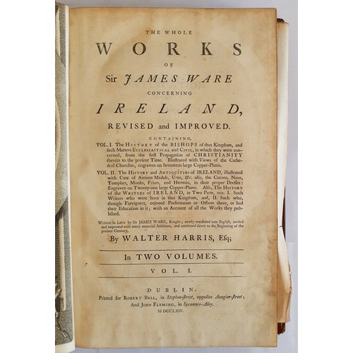 The Whole Works of Sir James Ware concerning Ireland, Revised and ...