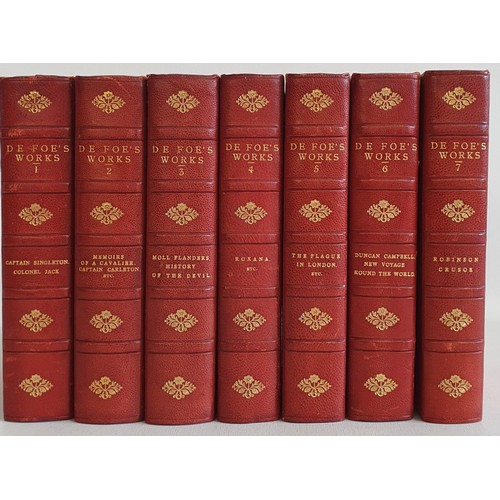 De Foe's Works. The Novels And Miscellaneous Works Of Daniel De Foe ...