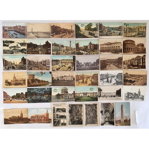 Irish Postcards: Dublin City & County - A Nice Collection of c.37 Black ...