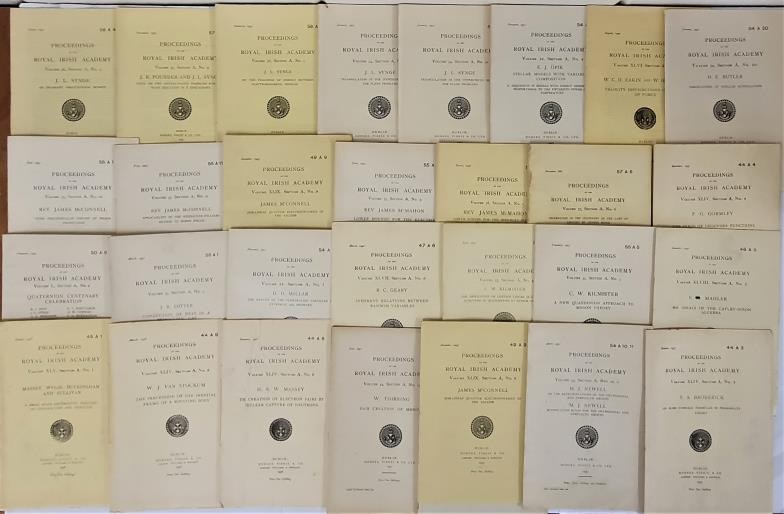 A Collection of scarce papers on Irish Science and Mathematics ...