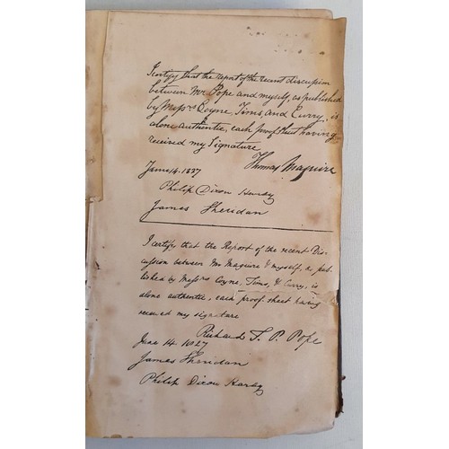 Report of the Discussion between The Rev. Richard T. P. Pope and the ...