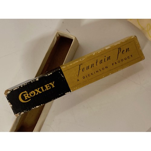 New Old Stock Croxley fountain pen with 14ct gold nib 31 This lot is ...