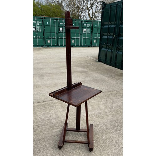 Furniture, artists easel, painting display stand, an adjustable stand ...