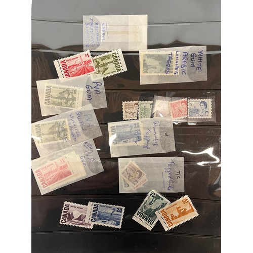 Philately, collection of filed stamps, and envelopes of loose stamps ...