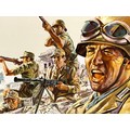 Matchbox model kit original artwork, painting WWII German Afrika Korps ...