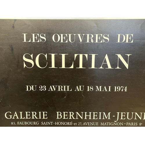 Art, Mid C20th century, Italian American artist exhibition poster, The ...