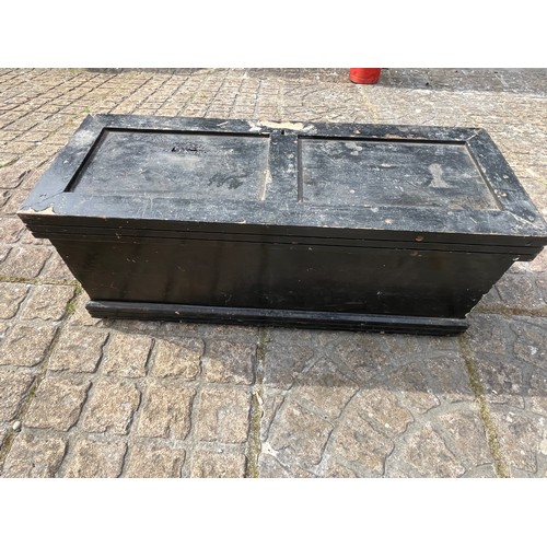 Tools, an unusual drop front tool box with planes chisels and saws ...