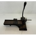 Tools, letter press printing equipment, a cast iron Linotype type ...