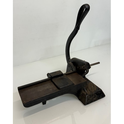 Tools, letter press printing equipment, a cast iron Linotype type ...