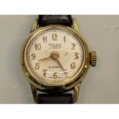 Three ladies wrist watches by Rone, Avia and Favre Leuba. This lot is ...