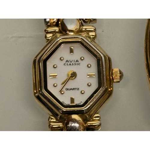 Three ladies wrist watches by Rone, Avia and Favre Leuba. This lot is ...