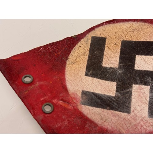 Militaria, German WWII military staff car pennant Nazi swastika emblem ...