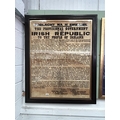 Framed Irish Proclamation Print