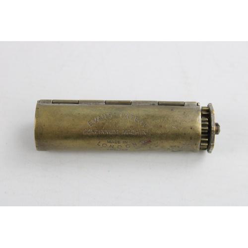 Vintage EVAN'S Patented BRASS Concinnum Machine Cigarette Rolling Machine