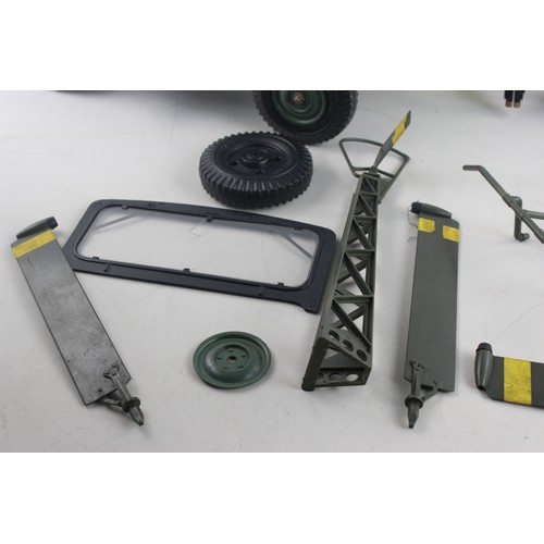 2 x Vintage ACTION MAN Vehicles Inc. Helicopter & MARX Command Patrol Jeep