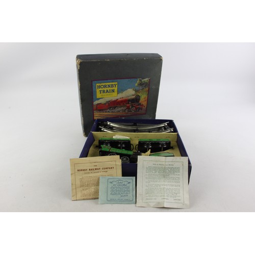 HORNBY O Gauge Tinplate Clockwork Train Set With Key