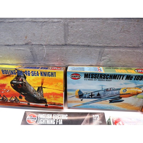 11 x ORIGINAL VINTAGE AIRFIX MODEL KITS - UNOPENED