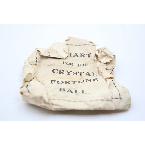 Vintage 1930s Crystal FORTUNE Telling DICE With Original Fortune Chart ...