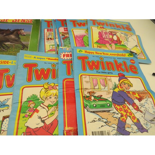 93 x ISSUES OF THE HORSE SENSE MAGAZINES, 56 ISSUES OF TWINKLE COMICS ...