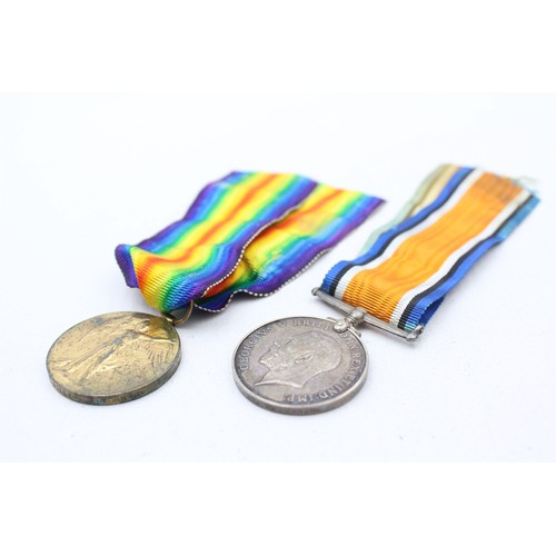 WW1 Medal Pair & Original Ribbons Named 4975 Pte I. Miller West ...