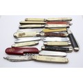 20 x Vintage Assorted Small Pocket KNIVES Inc Smokers Knives, Pen ...